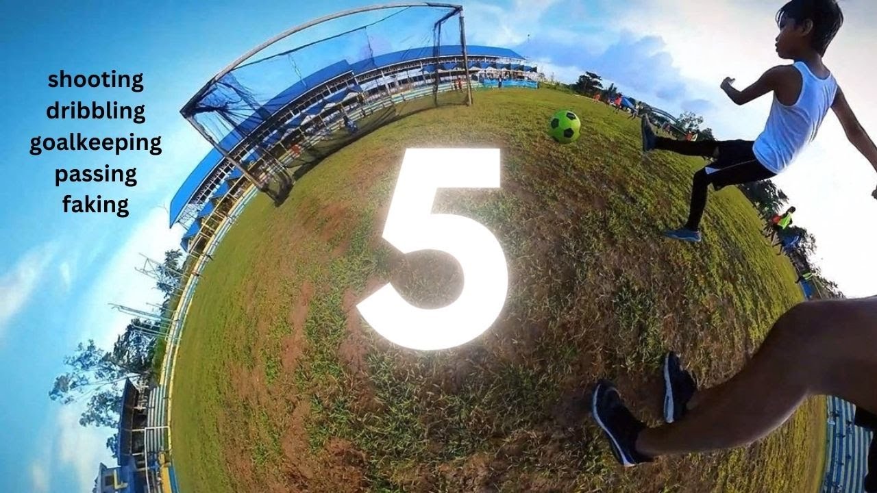 basic football for kids and 5 simple skills for beginners to learn and ...