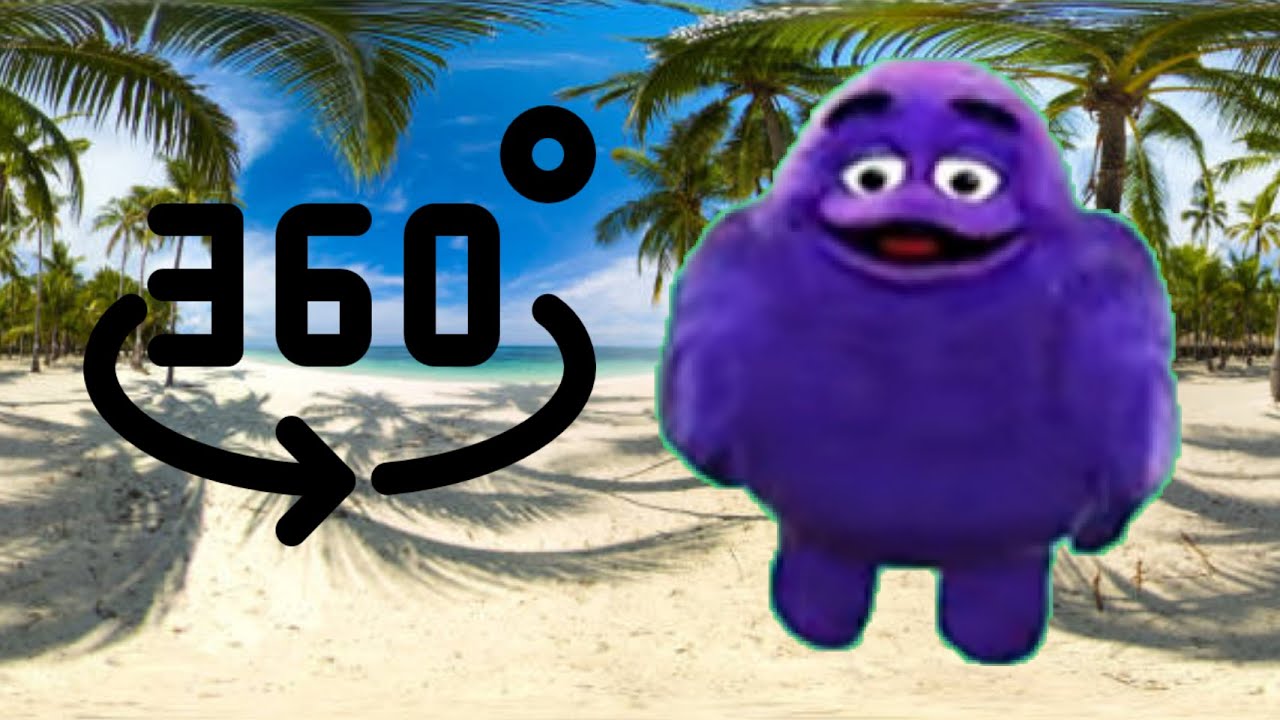 Grimace Shake Finding Challenge But It's 360 degree video - YouTube