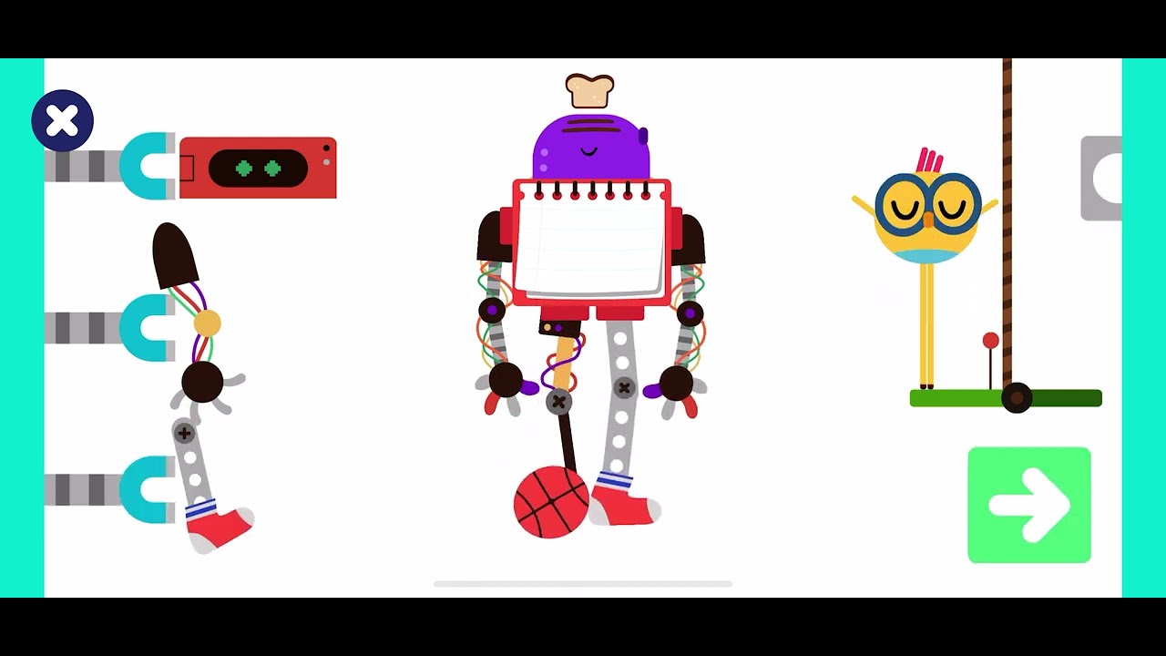 English Games | Robot Maker Game Part 3 | Play and Learn English For ...