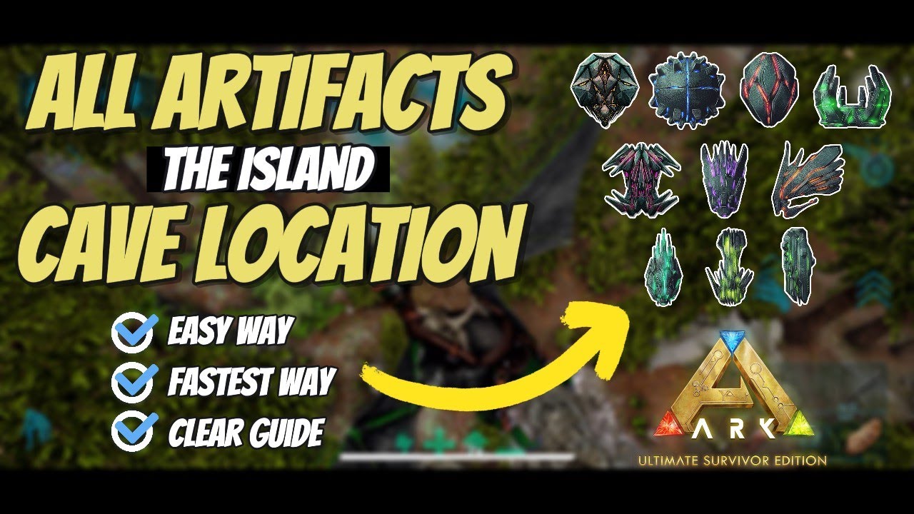 All Artifacts Cave Location in The Island of ARK Ultimate Mobile ...