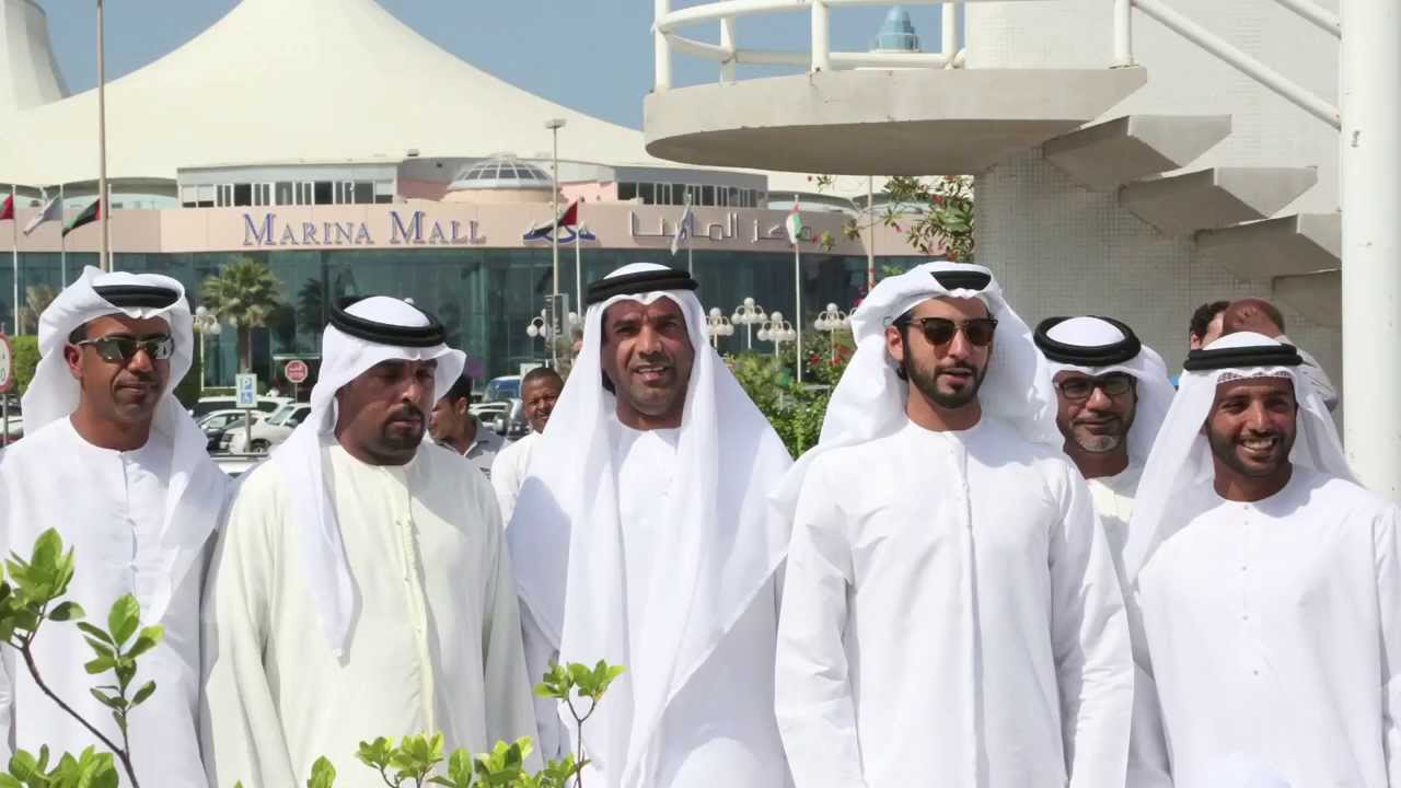 His Excellency Sheikh Zayed Bin Sultan Hoisting The UAE Flag At Adimsc ...