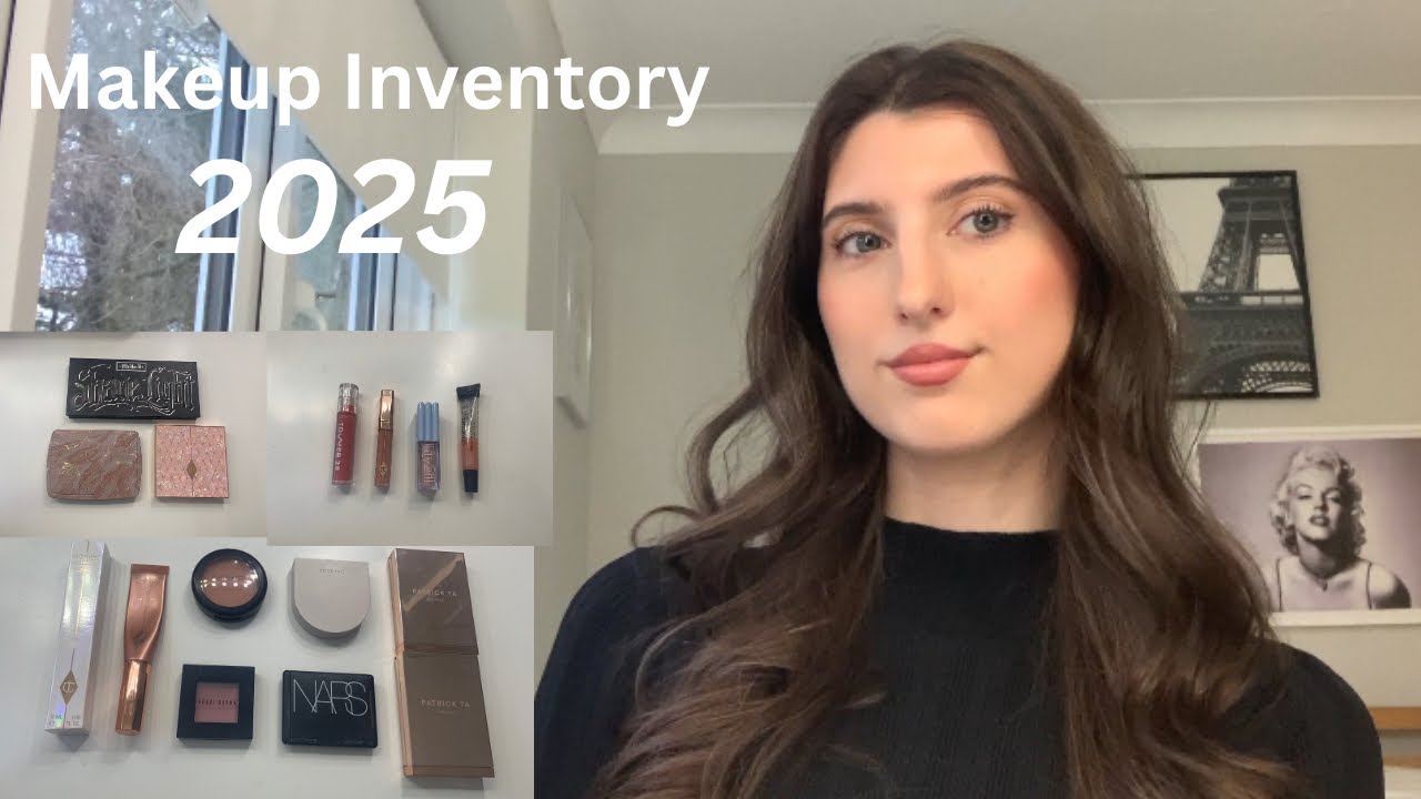 Makeup Inventory 2025 | how much makeup I own - YouTube