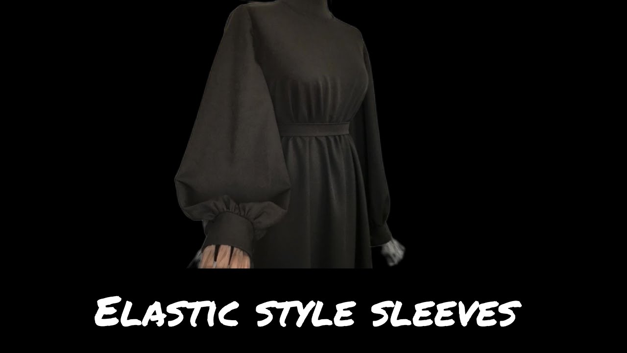 Elastic sleeves design for kurti, sleeves design, elastic sleeves ...