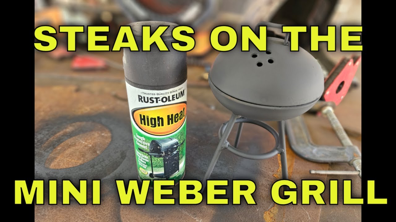 How to build the worlds smallest BBQ grill and cook outdoors using the ...