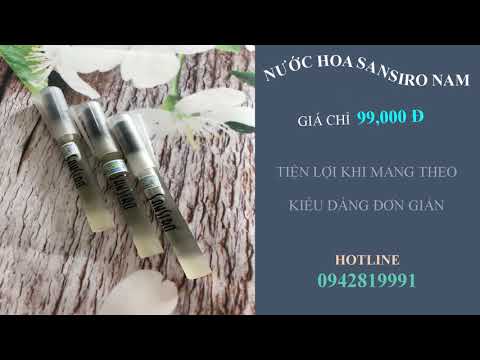 Nước hoa nam Sansiro 8ml - giá chỉ 99,000đ