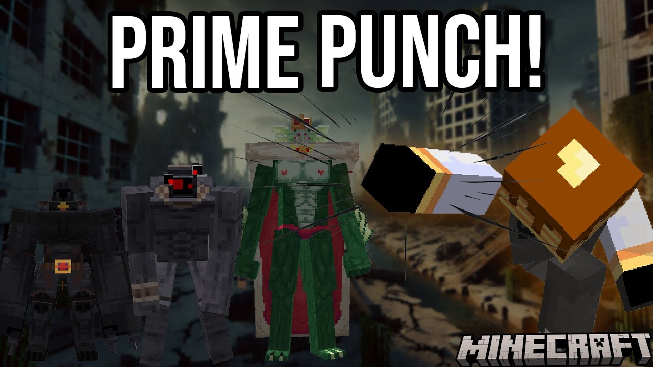One Punch Man Meets Minecraft [Prime Punch Showcase] - YouTube