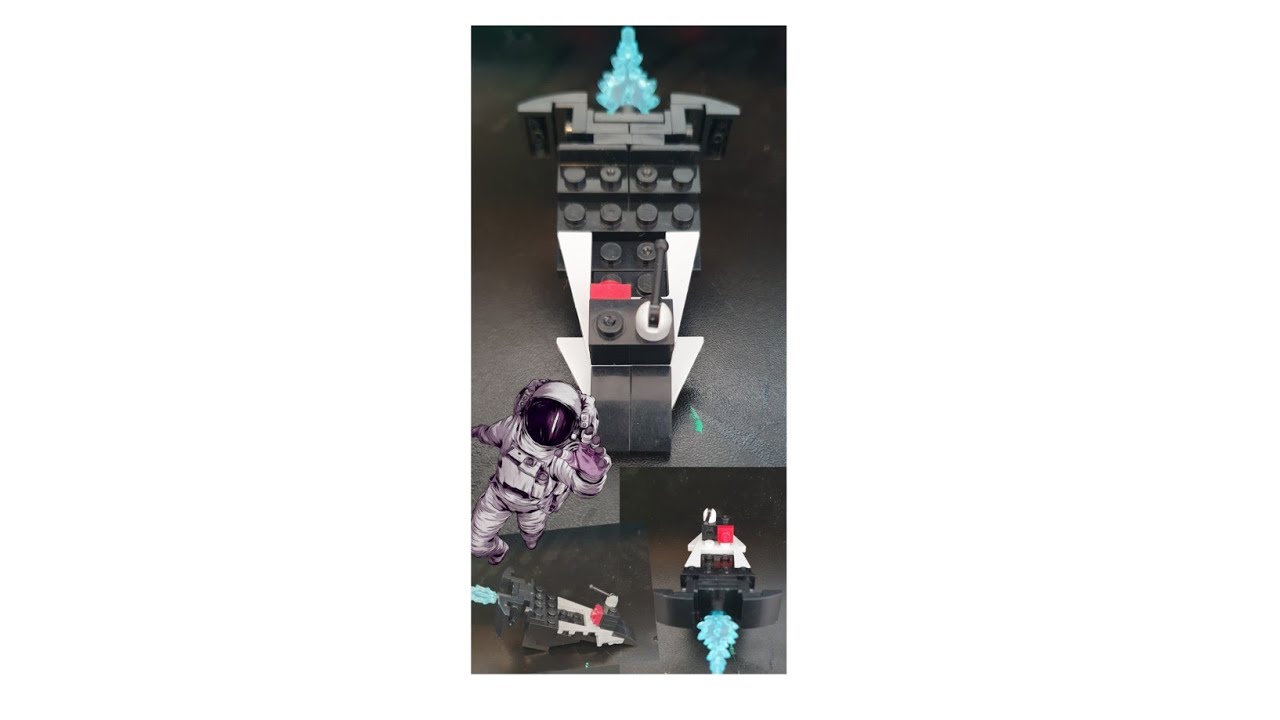 Easy Small lego space ship Building Tutorial - YouTube