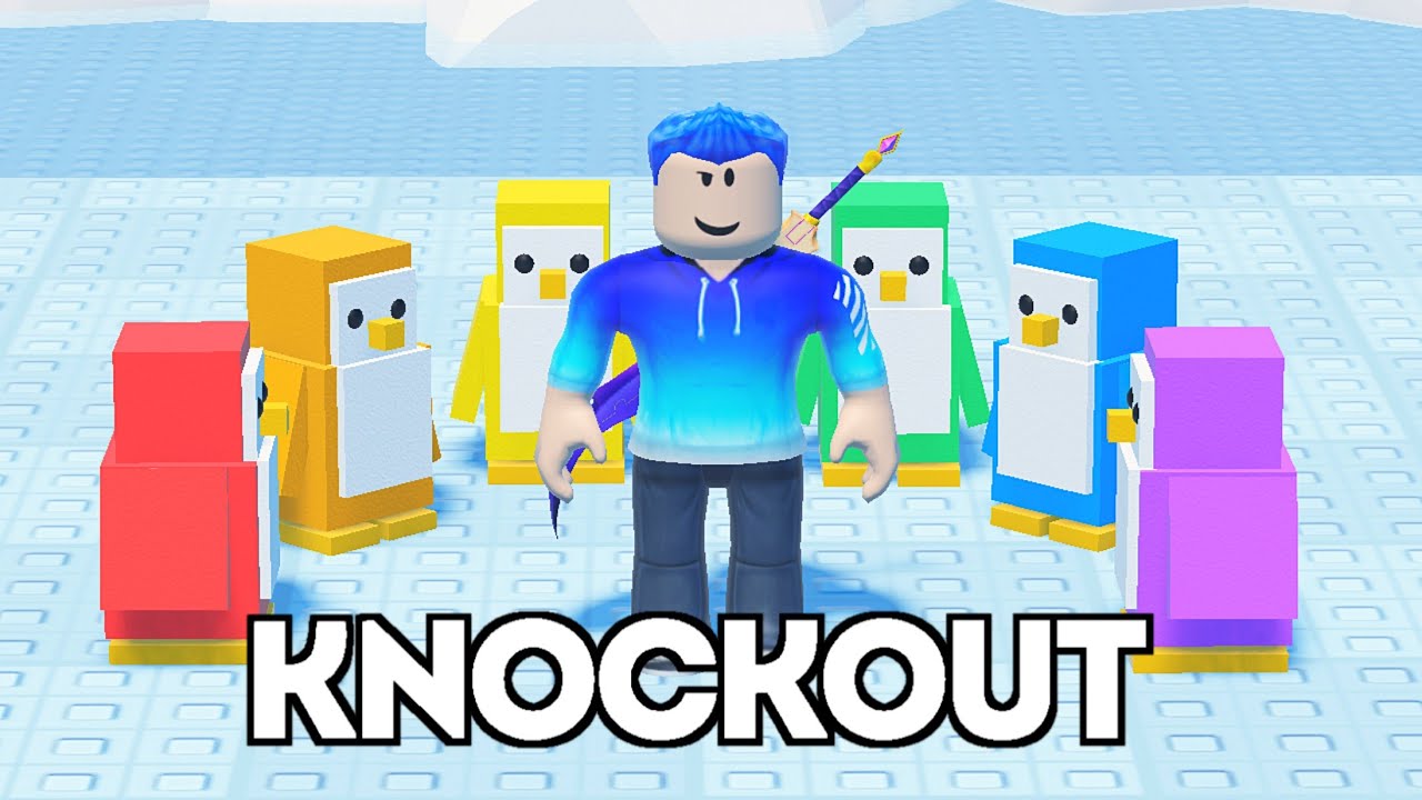 Нокаут Пингвинов В РОБЛОКС (Roblox Knockout) - YouTube
