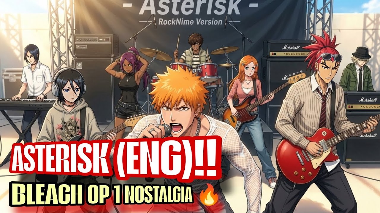 Asterisk (English Version) – Bleach OP 1 | Cover by RockNime - YouTube