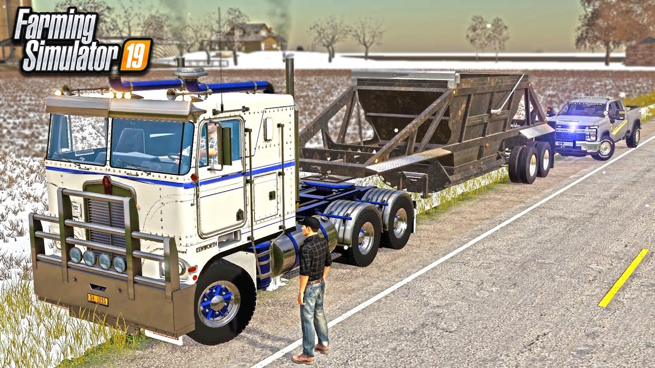 COUNTY SHERIFF PULLED ME OVER FOR STOLEN SEMI! (ROLEPLAY) | FARMING ...