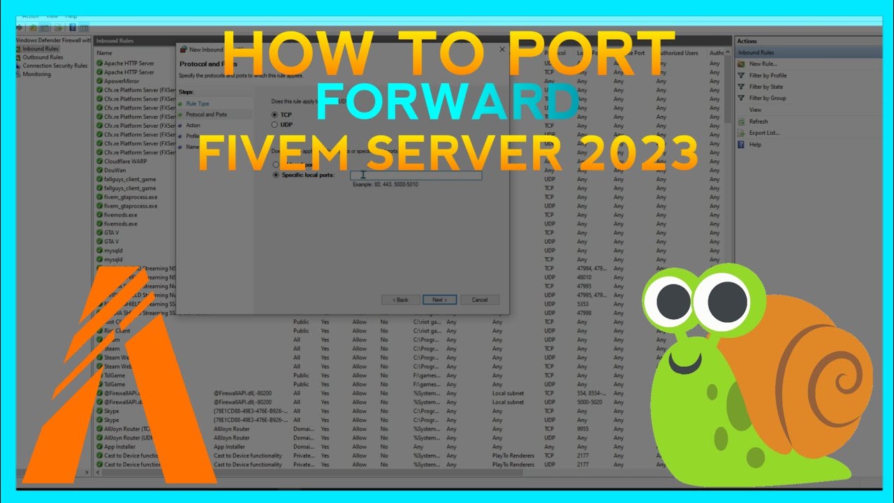 How To Port Forward a FiveM Server (2023) - Show on FiveM List! | MJ ...