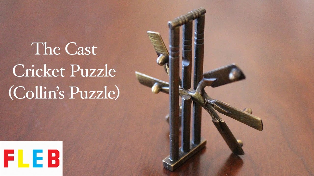 The Cast Cricket Puzzle - YouTube