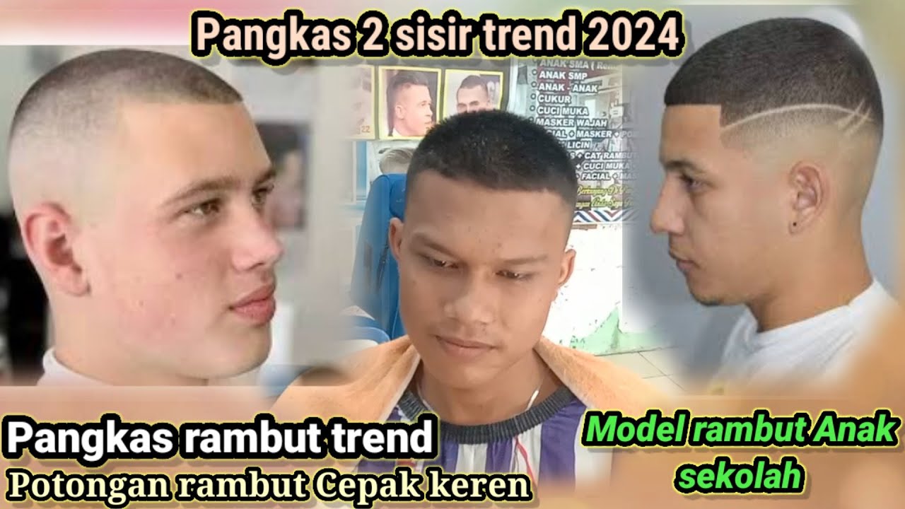 potongan rambut model cepak | pangkas rambut Cool 2024 | pangkas rambut ...