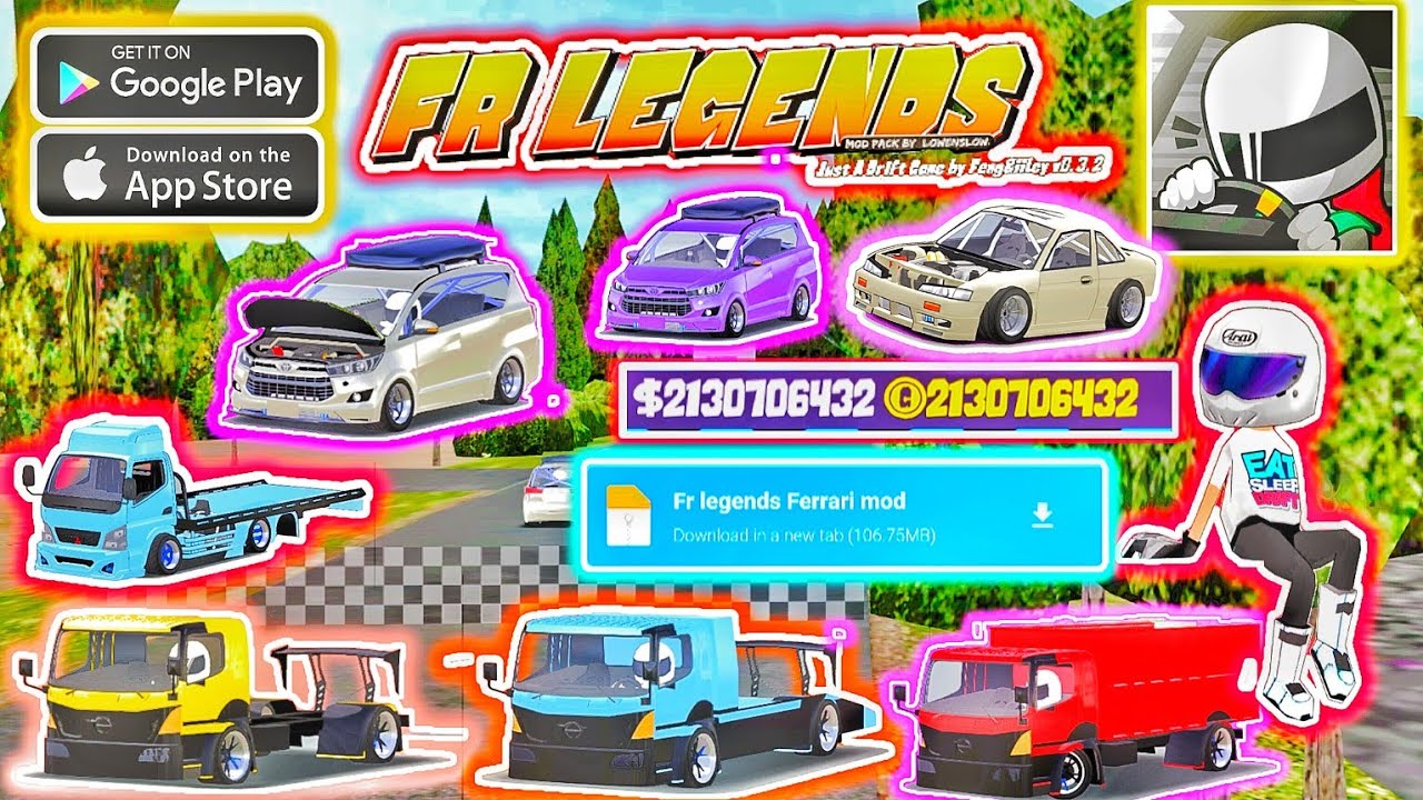 FR LEGENDS MOD PACK 0.3.4 | INNOVA | TRUCK | SHOWROOM | RETEX GUNSAI ...