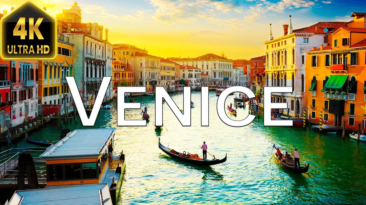 Most beautiful places in Venice 4K ULTRA HD - Peaceful Relaxing Music ...