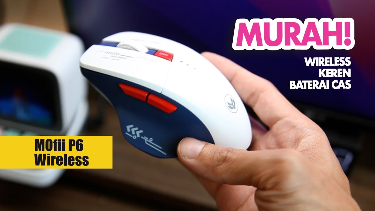 Mouse Wireless Gaming 90 ribuan MOfii P6 / Goojodoq Murah Kece - YouTube