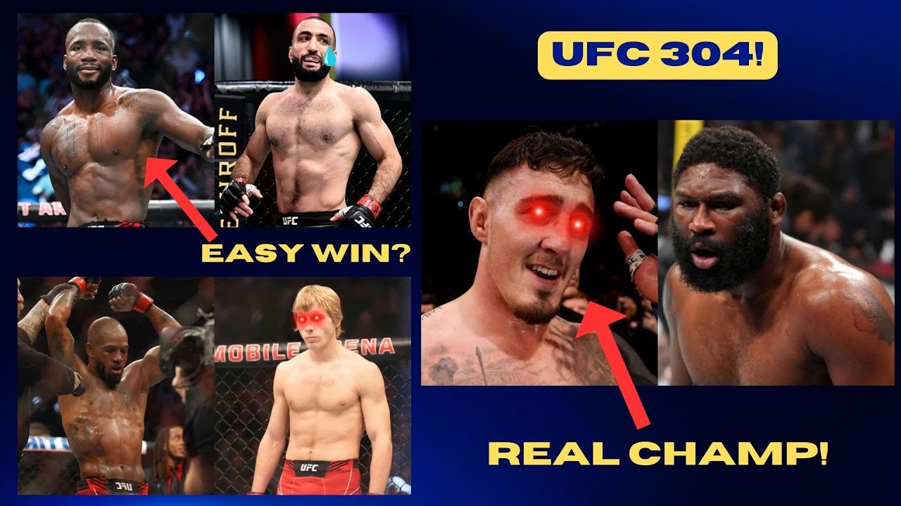 UFC 304 Predictions! Edwards VS Muhammed, Aspinall VS Blaydes, Green VS ...