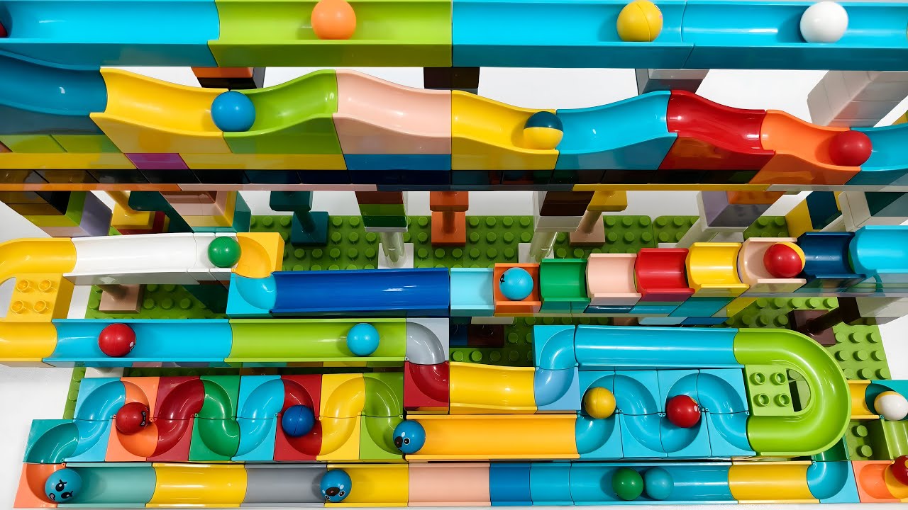 Satisfying Rainbow Marble Run — Perfect Flow You Can’t Stop Watching ...