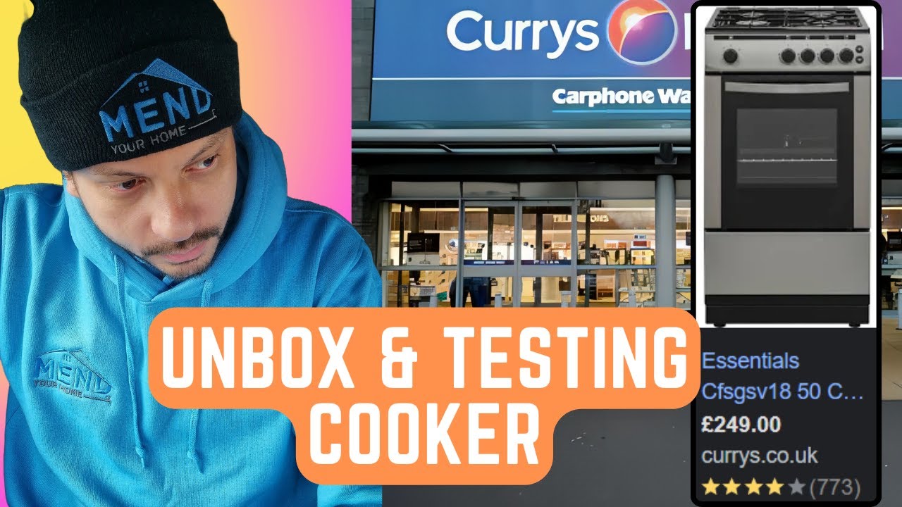 Currys Essentials Gas Cooker | Unbox & Test! CFSGSV18 - YouTube