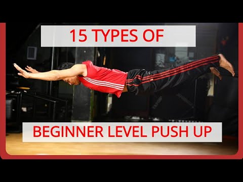 15 types of beginner level push ups || 15 BEGINNER PUSH UP VARIATIONS || Stayfit - YouTube