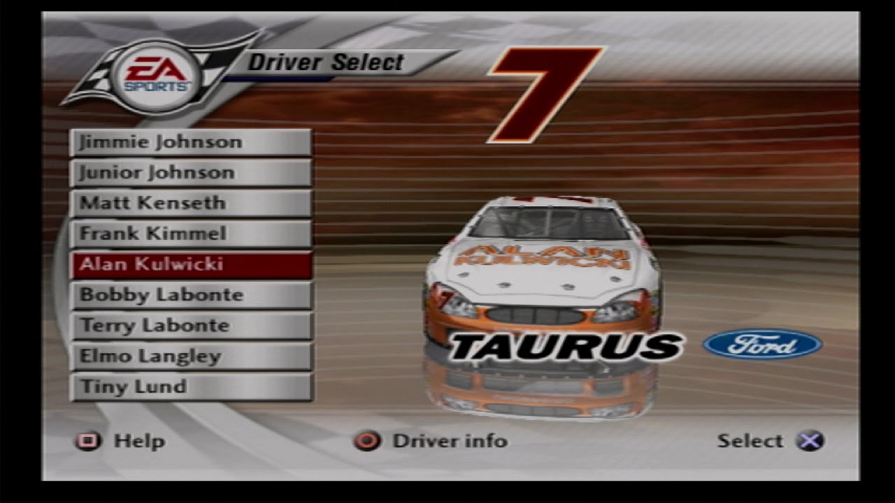 NASCAR Thunder 2003 - Alan Kulwicki @ Darlington - YouTube