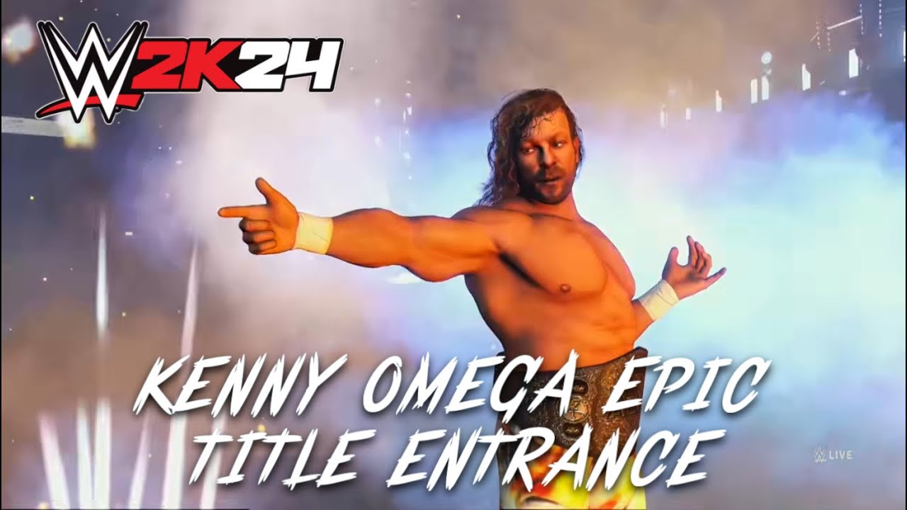 WWE 2K24 CUSTOM ENTRANCE SERIES #1: KENNY OMEGA TITLE ENTRANCE (LINK ...