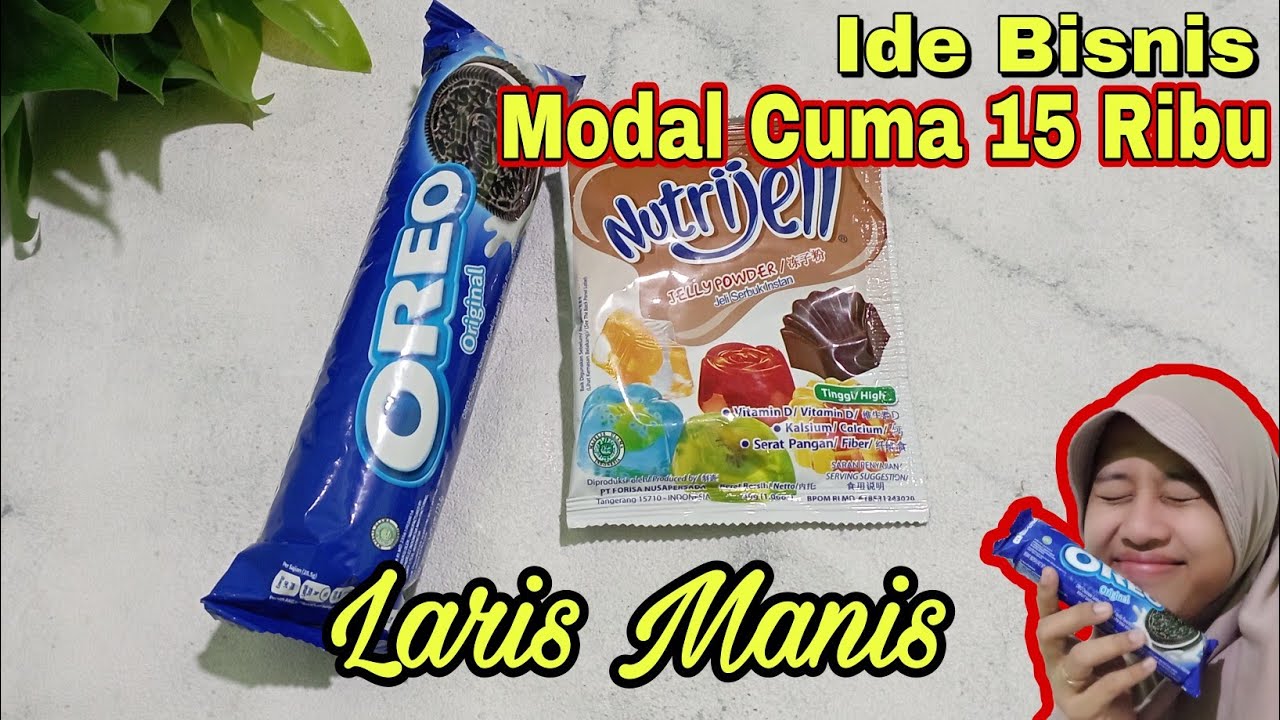 IDE JUALAN JAJANAN ANAK SEKOLAH 1000AN MODAL NUTRIJEL DAN OREO MODAL ...