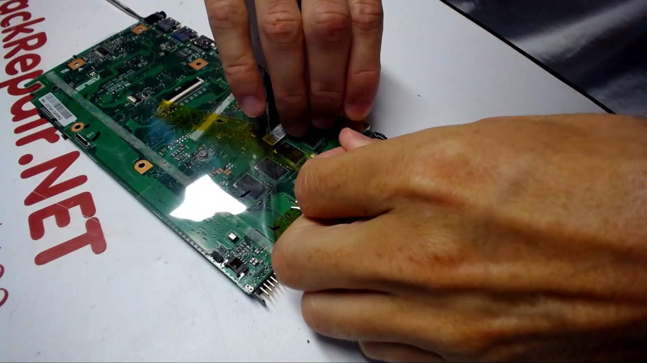 Asus r541N R541N-R501 broken charge port power jack repair how to fix ...