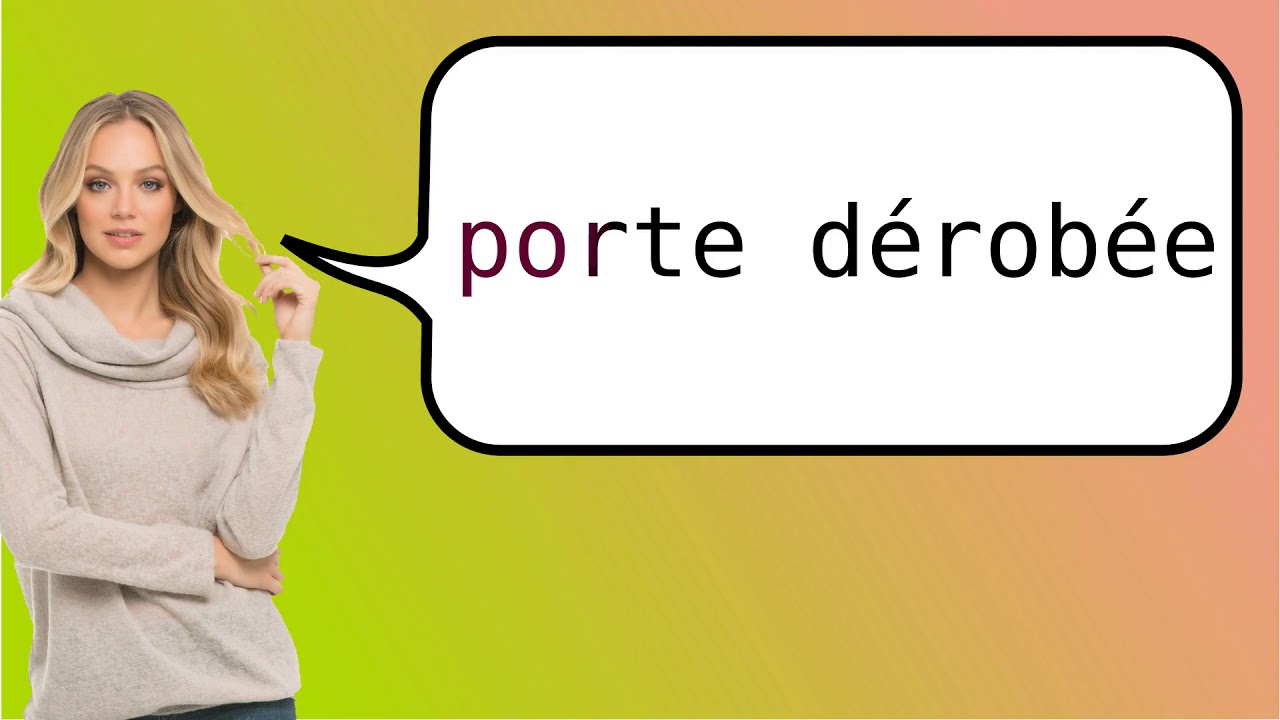 How To Say back Door In French YouTube how-to-say-back-door-in-french-youtube