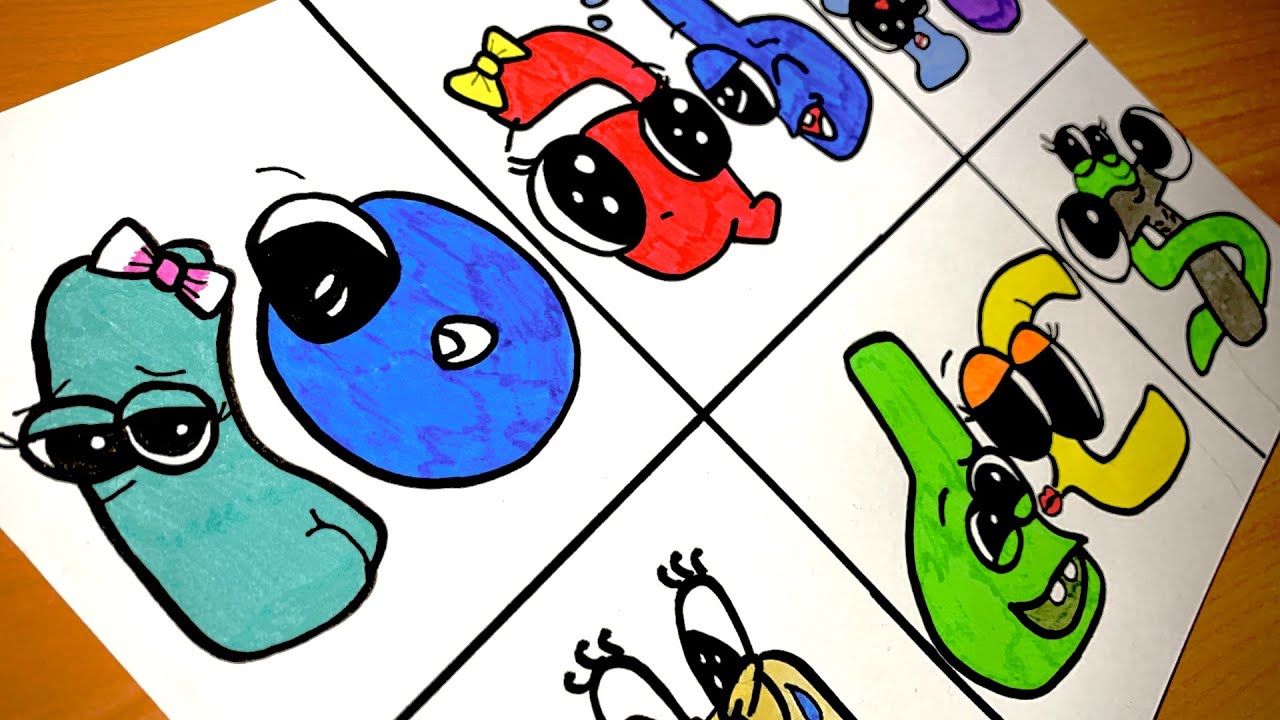 Drawing Alphabet Lore Love Couples - YouTube