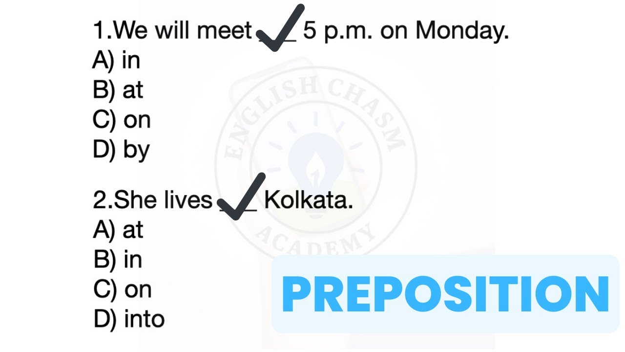 Preposition Quiz with Full Explanation | SSC CGL, Govt Exams & Teachers ...