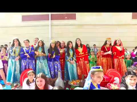 şamaxi 6sayli məktəb Novruz şenliyi 2025