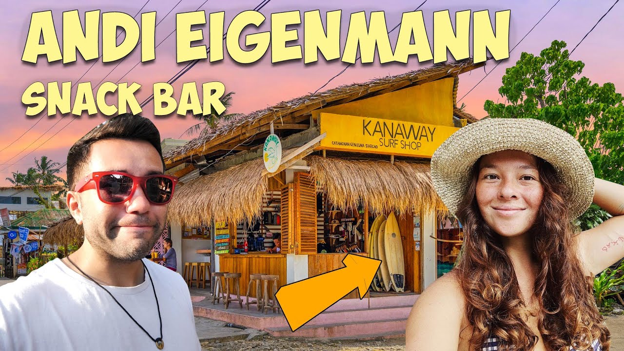 Andi Eigenmann Snack Bar in Siargao is it good? 🇵🇭 - YouTube