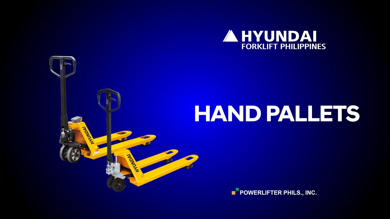Hyundai Hand Pallets - Hyundai Forklift Philippines - YouTube