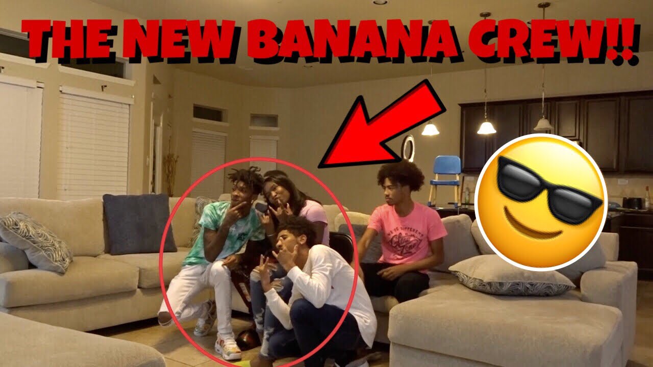 WE WANT TO BE THE NEW BANANA CREW PRANK ON CHRIS, TRAY AND AIRI ...