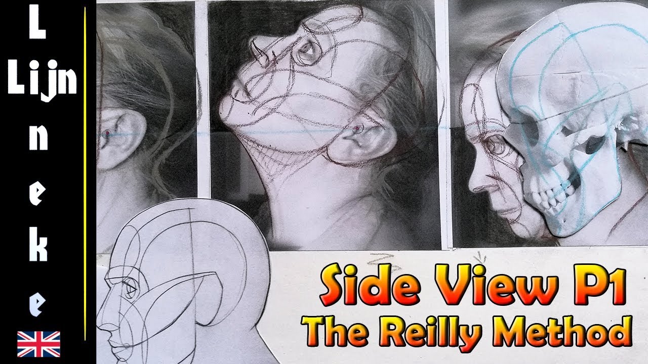 Portrait drawing sideways - Reilly Method theory - YouTube