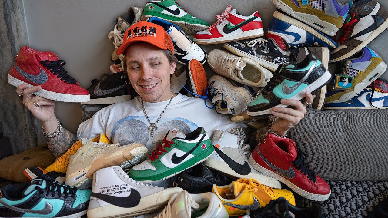 My Entire Sneaker Collection 2022! 150+ Pairs Of Shoes - YouTube