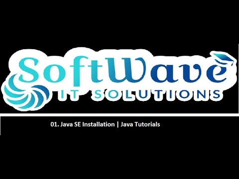 01 Java SE Installation | Java Tutorials | Softwave IT Solutions | SoftwaveIT - YouTube