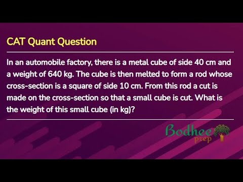 CAT Quant Ratio and Proportion 02 - YouTube
