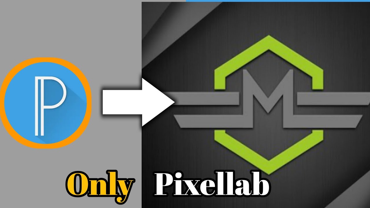 Create M logo of pixellab.How to make pixellab. Edit by ミRAKIBUL ISLAMツ ...