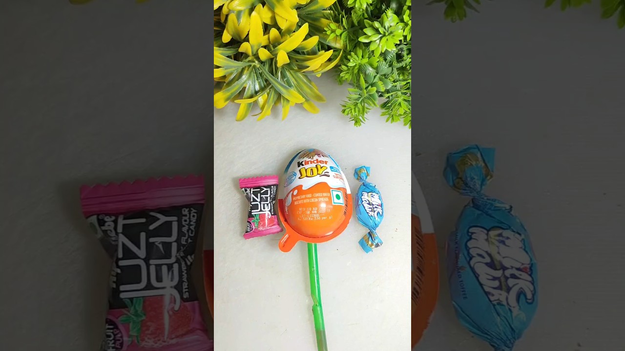 Rose 🌹 Candy with Milk mawa Toffee with JUZT JELLY popsicle #shorts # ...