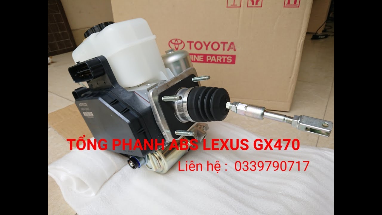 47050-60111 / 4705060111 TỔNG PHANH ABS LEXUS GX470 CHÍNH HÃNG - YouTube
