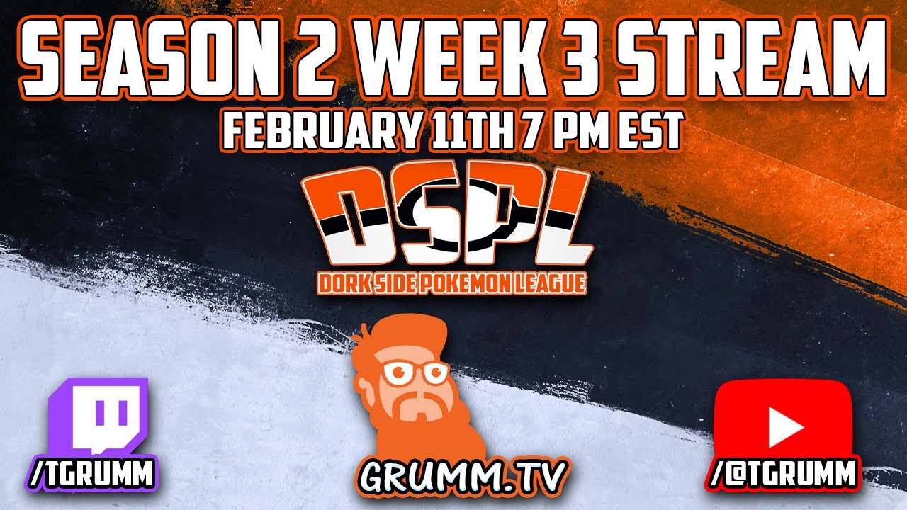 DSPL SEASON 2 WEEK 3 LIVE GAME BROADCAST | Pokemon Draft League ...