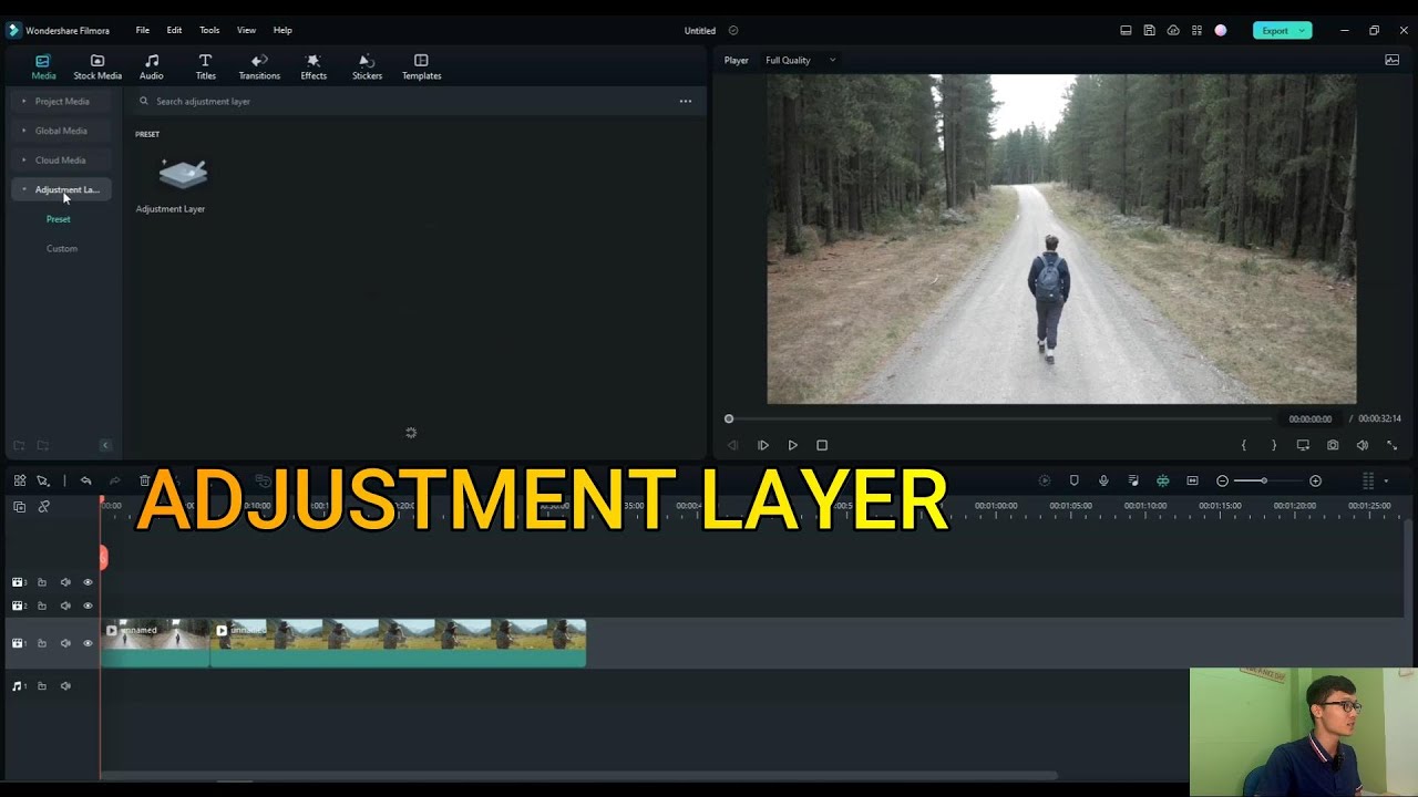 SAVE YOUR TIME AND EFFORT WITH ADJUSTMENT LAYER IN FILMORA 12 - YouTube