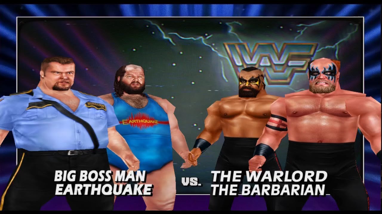 Boss Man & Earthquake vs. Powers of Pain | WWF Superstars of Wrestling ...
