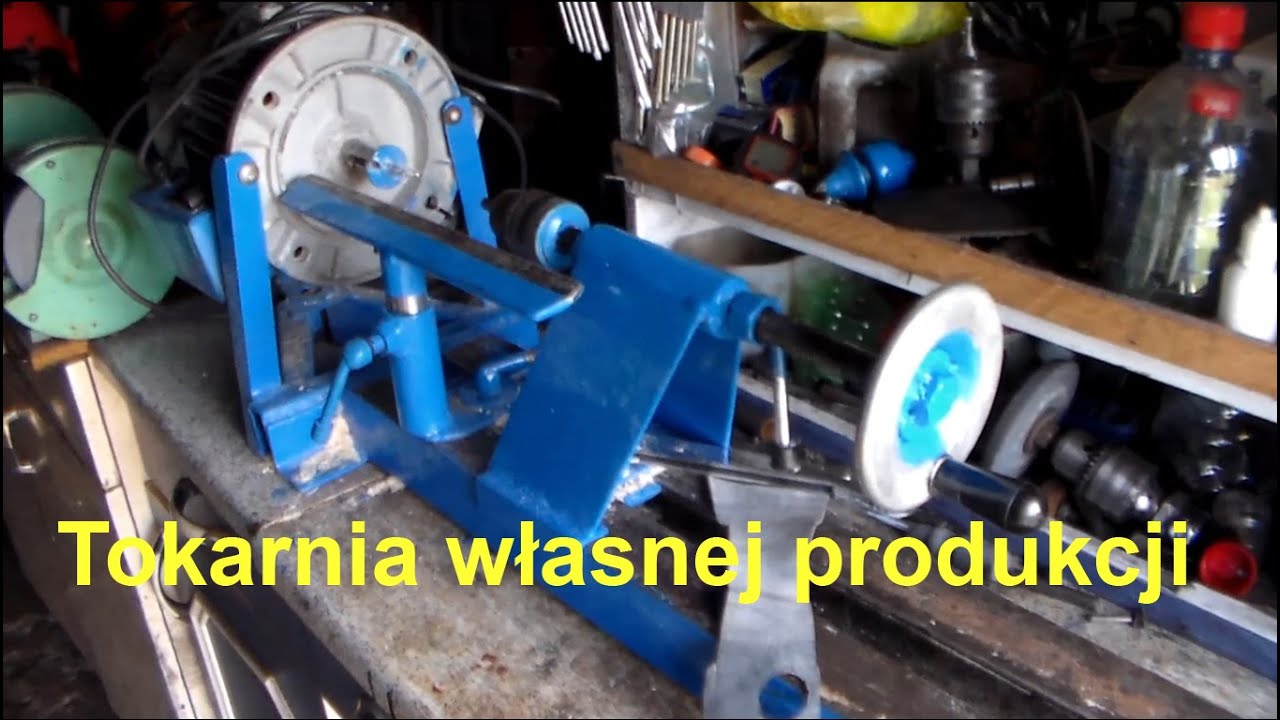 Domowa tokarka samoróbka / własnej produkcji - YouTube