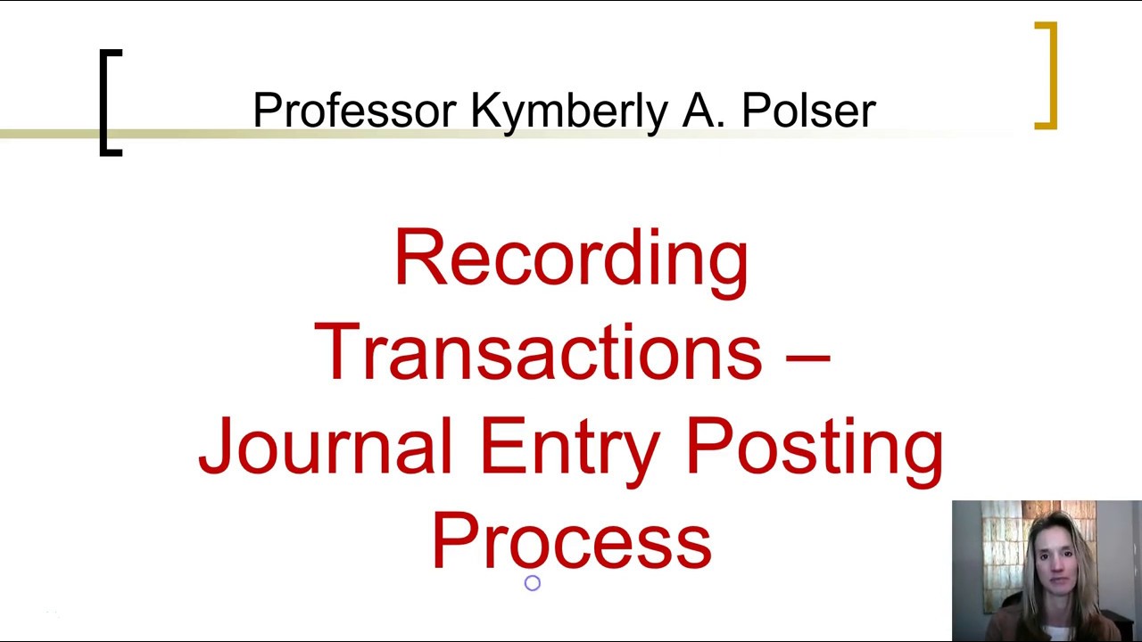 Journal Entry Posting Process Ch 2 - YouTube