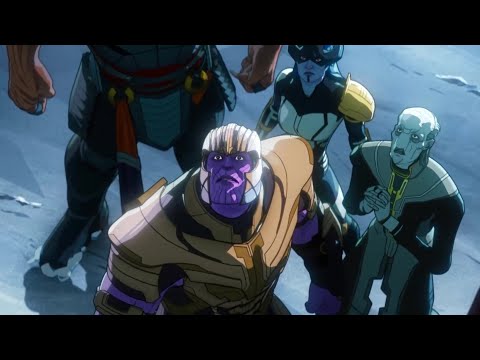 Todos los villanos de Marvel se pelean por un huevo - What if escena en español latino