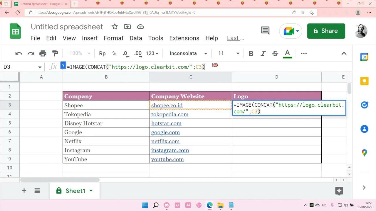 How To Add Company Logo In Google Sheets Easily NEW UPDATE August 2022 ...