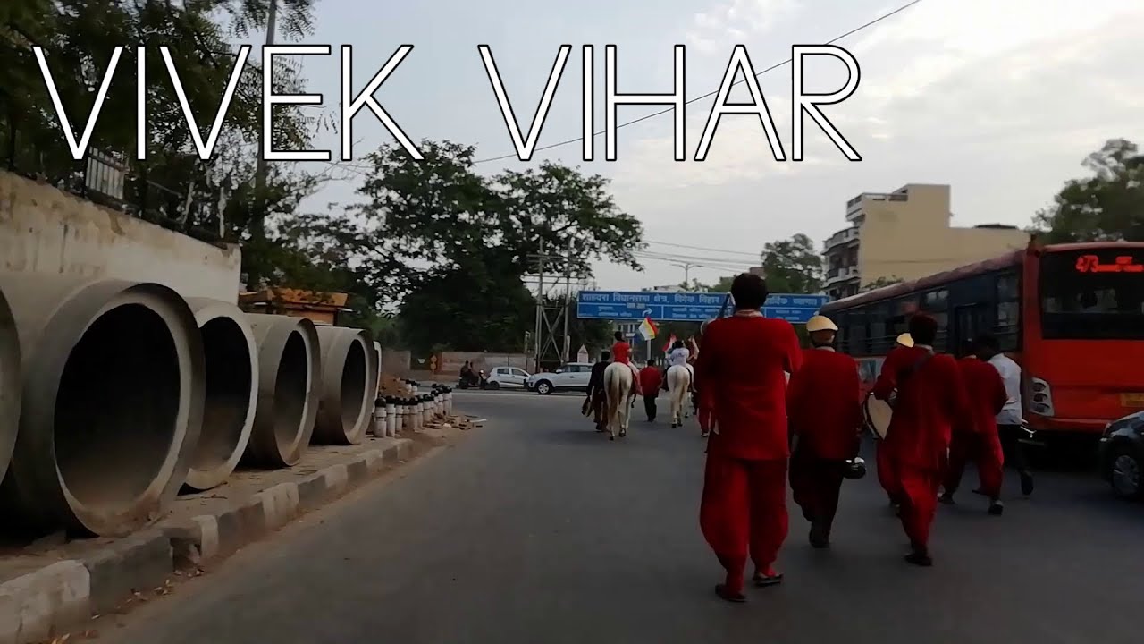 Bicycle Ride in Vivek Vihar | Around Vivek Vihar (East Delhi) - YouTube